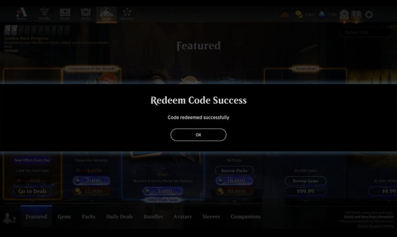 MTG Arena Codes October 2024: Free Booster Packs and XP - MTG Insider