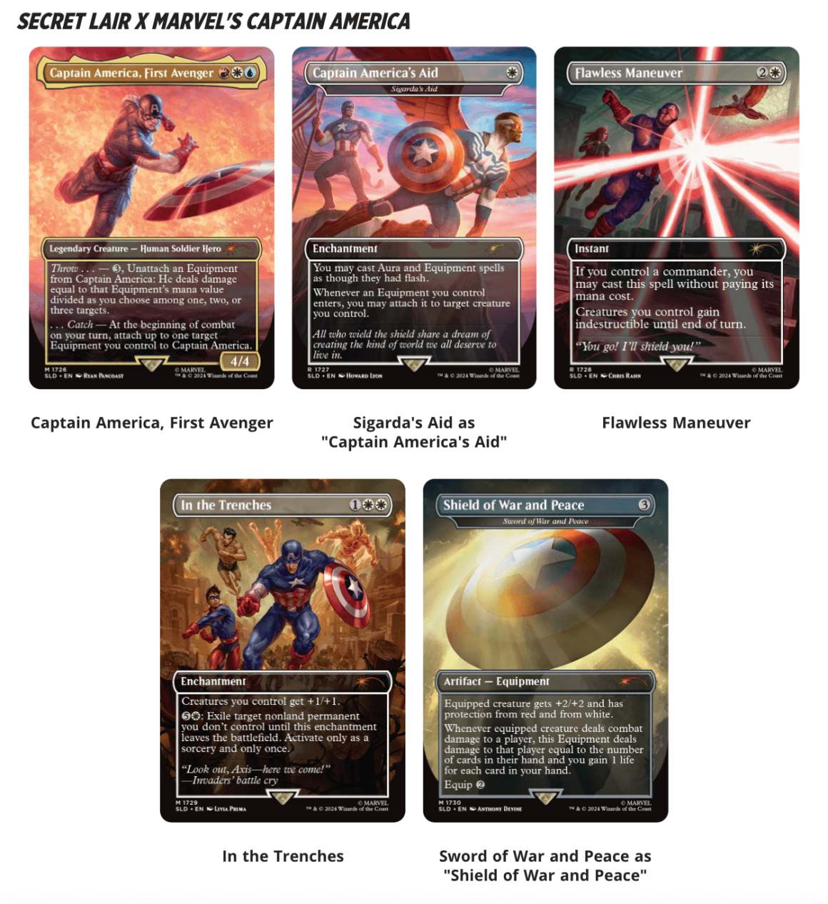 MTG x Marvel Spoilers: 5 Secret Lairs Revealed With New Cards & More ...